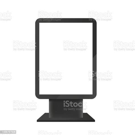 라이트 박스 어떤 목적을위한 훌륭한 디자인 사무실 인테리어 흰색 배경에 인테리어의 모형입니다 벡터 일러스트레이션 벽에 대한 스톡 벡터 아트 및 기타 이미지 Istock