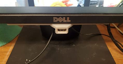 Usb Extension Cable Holder For Dell Monitor By Carlos Morales Download Free Stl Model