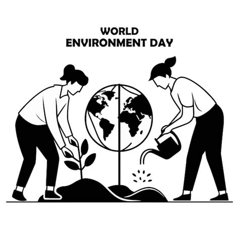 05 De Junho Dia Mundial Do Meio Ambiente Conceito De Projeto De Modelo