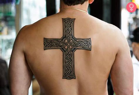Cross Back Tattoo Designs