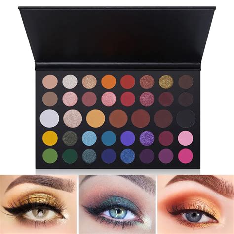 Brand New James Charles Nude Shimmer Eyeshadow Palette 39 Color Nautral Waterproof Glitter