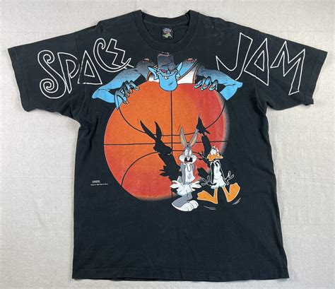 Vintage Space Jam T Shirt Xl Monstars Jordan Looney T Gem