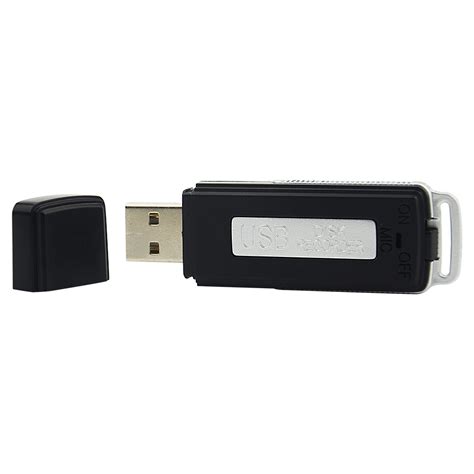2in1 4gb 8gb Usb Pen Disk Flash Drive Digital Audio Voice Rechargeable