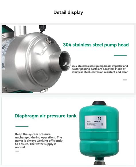 Variable Frequency Booster Pump Efficient Water Supply