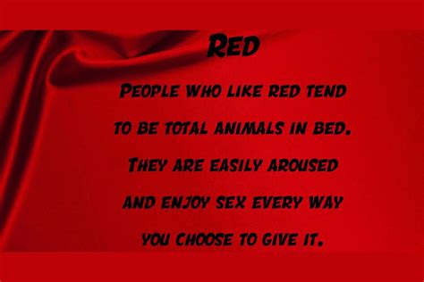 What Are Your Sexual Preferences Based On Your Favorite Color