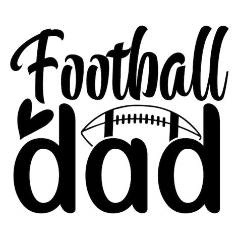 Premium Vector Football Dad Svg