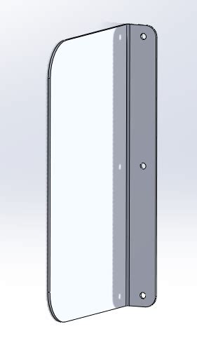 Exit Button Shield Stainless Steel ROCARD