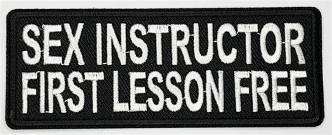 Sex Instructor First Lesson Free Patch Morale Patches Australia