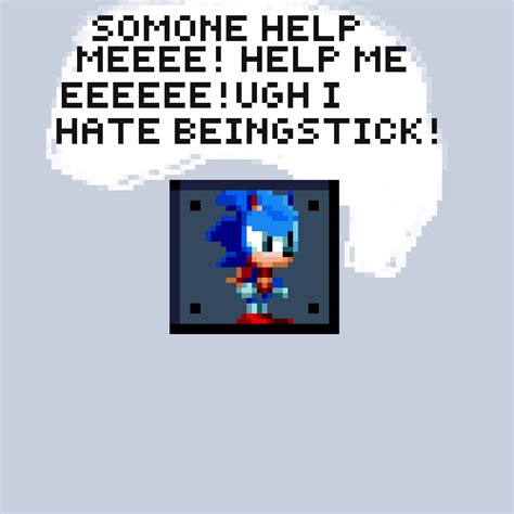 Pixilart Sonic Is Really Stuck By Lucky Kubwayo