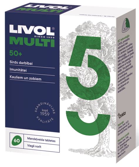 Livol Multi 50 Tabletės 60 Vnt Moonmart Lt