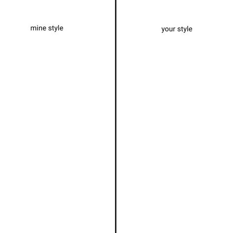 Mine Style Your Style Meme Template Blank By Amberb2011 On Deviantart