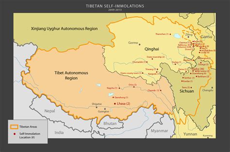 Tibet Maps International Campaign For Tibet
