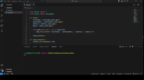 Vaishnavi Sasane On Linkedin Hello Excited To Share My New Python Project Contact 💫 Build This