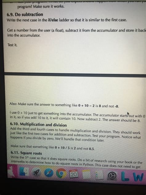 Solved I Need Help With 69 And 610 It Has To Be Written
