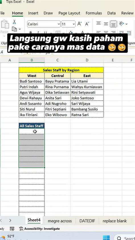 excel exceltips exceltricks spreadsheets workhacks folkative dagelan belajarexcel