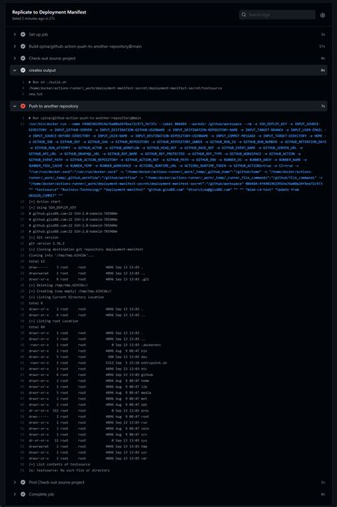 Having Errors With No Logs · Issue 78 · Cpinagithub Action Push To Another Repository · Github