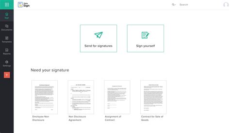 Zoho Sign Digital Signature Application For Business Signatories