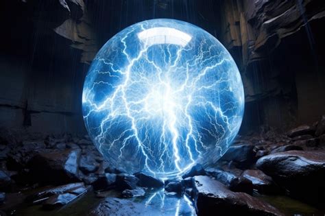 Premium Ai Image Mesmerizing Phenomenon Of A Ball Lightning