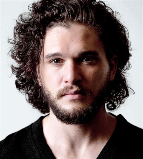 Wyrd Bið Ful ãræd Kit Harington Men Haircut Styles Long Curly Hair Men