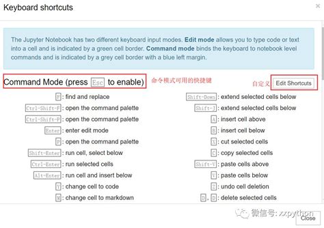 python快捷键大全 python编辑器：jupyter notebook快捷键大全 csdn博客