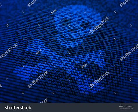 Internet Security Malware Concept Illustration Skull Stock Illustration 127585247 Shutterstock