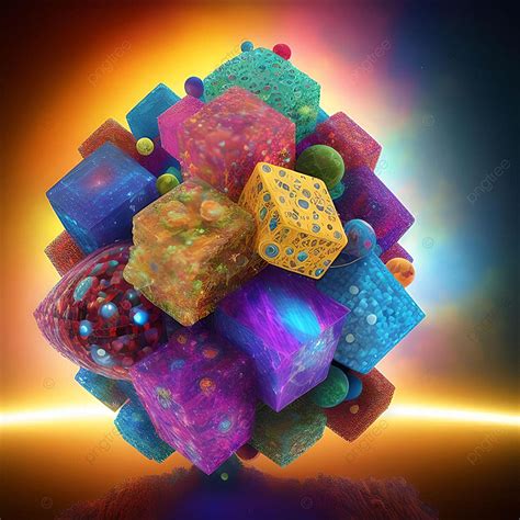 Colorful Abstract Squares Image Ai 3d Background Colorful Abstract Square Abstract Squares