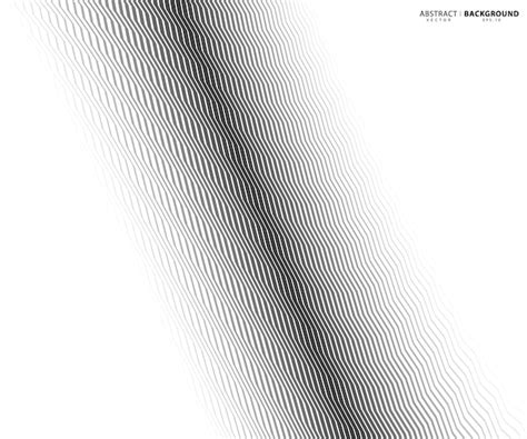 Premium Vector Wave Zigzag Lines Pattern Black Wavy Line On White Background Texture Vector