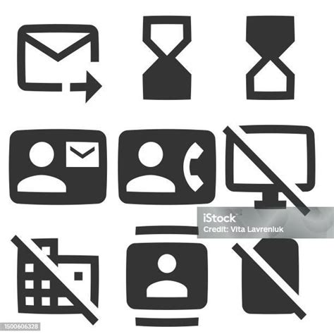Set Of 9 Icons Editor Line Icons Collection Outline Isolated Signs For Mobile And Web Stock
