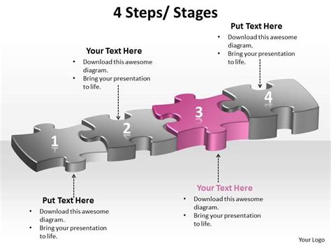 4 Steps Process Stages Powerpoint Slides And Ppt Templates PowerPoint Slide Presentation