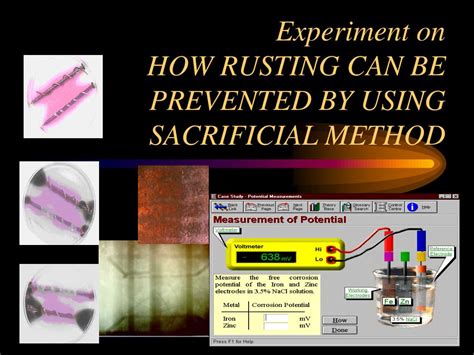 PPT Experiment On HOW RUSTING CAN BE PREVENTED BY USING SACRIFICIAL METHOD PowerPoint