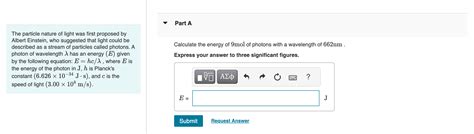 Solved The Particle Nature Of Light Was First Proposed By Chegg