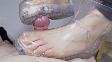 Shoejob With Clear Uggs And French Pedicure Shoejobparadise Clips4sale