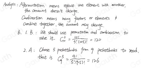 solved a determine whether each situation involves a permutation or a