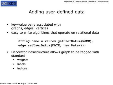 ppt the java universal network graph framework jung a brief tour powerpoint presentation