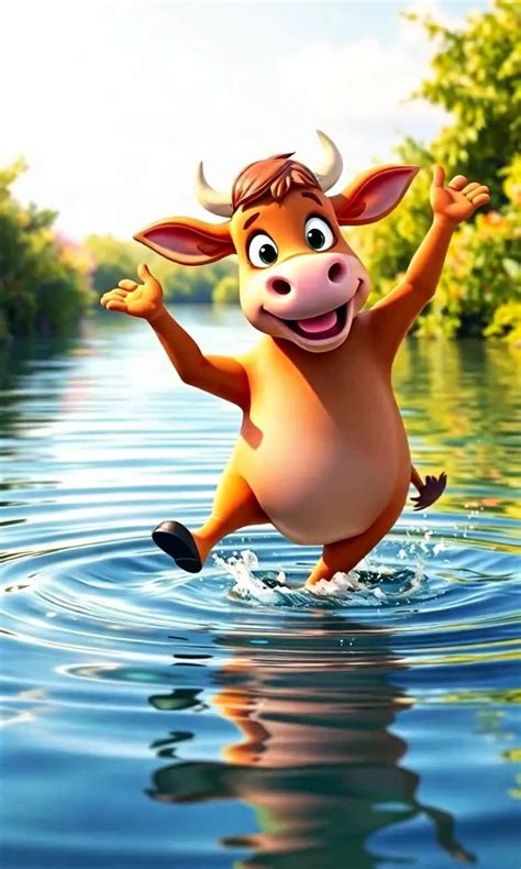 Funny Cow Dancing To La Vaca Lola Song Tiktok