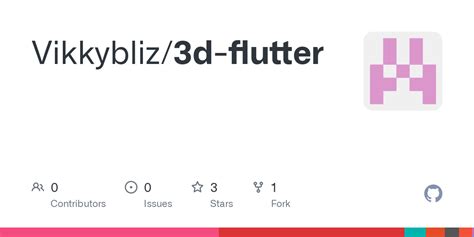 Github Vikkybliz3d Flutter