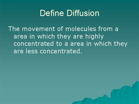 Diffusion Osmosis Cell Theory 1 All Living Things