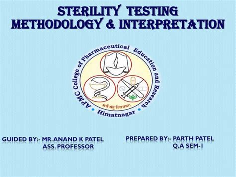 Sterility Testing Of Pharmaceutical Products Ppt