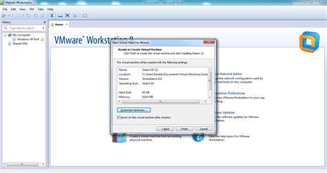 Install Oracle Solaris Inside VMware Workstation Oracle Solaris
