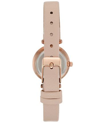 Anne Klein Womens Blush Leather Strap Watch 26mm 10 9442 Rglp Macys