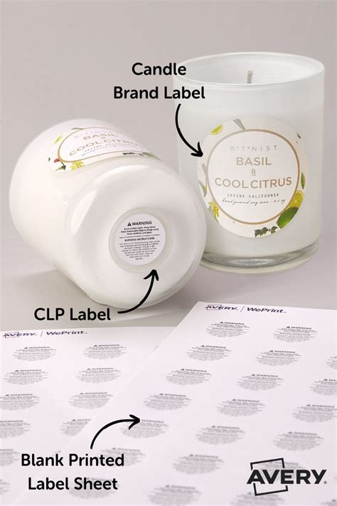 Create Your Own Clp Labels Personalized Candle Labels Candle Labels Candle Labels Printable
