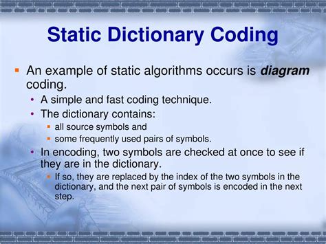 Ppt Chapter 5 Dictionary Coding Powerpoint Presentation Free