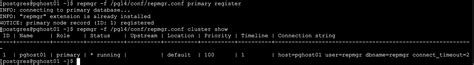 Repmgr集群部署 Postgresql高可用保证itpub博客