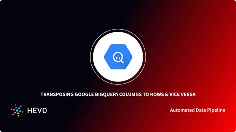 Bigquery Columns To Rows Using Pivot And Unpivot Operators Simplified 101