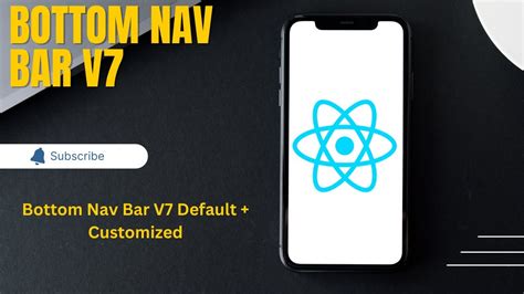 bottom nav bar implementation 2025 react native ios youtube