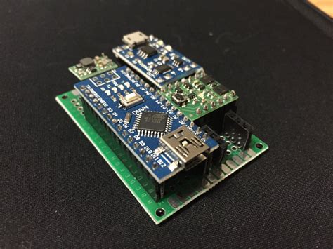 Small Footprint Arduino Nano With Usb Charging Circuit Li Ion Or Lipo