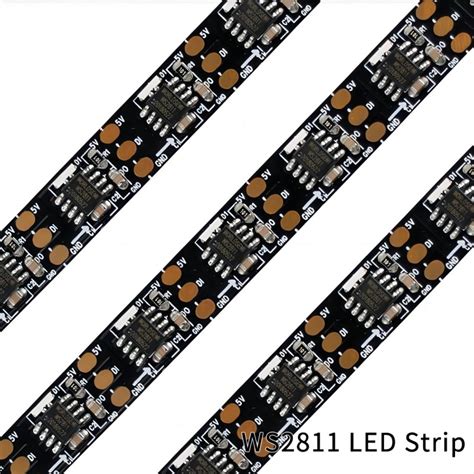 Addressable Ws2811 020rgb Side Emitting 60ledsm Led Strip 5v 【jiaanda