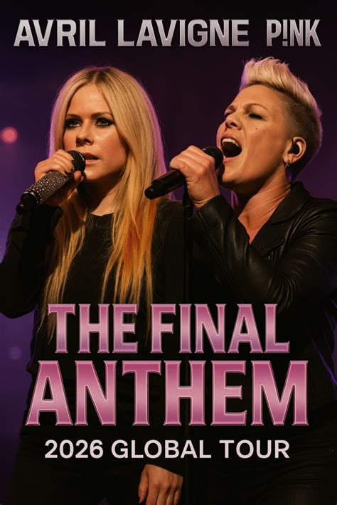 The Final Anthem Avril Lavigne × P Nk Reveal 2026 Global Tour — Power