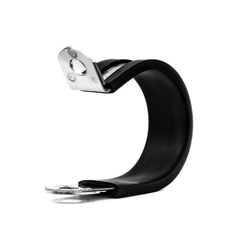 Mikalor 15mm P Clip W4 304 Stainless Steel Rubber Lined Hcl
