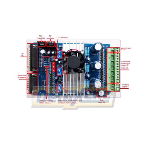 3 Axis Stepper Motor Controler Board Mach3
